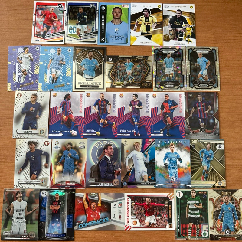 การ์ดสะสมฟุตบอล ชุดรวมตำนานและดาวรุ่ง RC มากมาย เช่น GERRARD BECKHAM ...