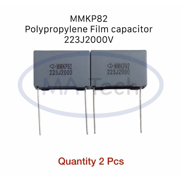 0.022uF2000V MMKP82 223J2000V 22nf 2000v จำนวน 2 ชิ้น polypropylene film capacitor | Shopee Thailand