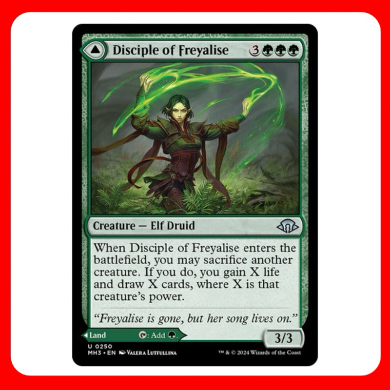 [MTG] Disciple of Freyalise [MH3] [GREEN] [UNCOM] [NORMAL] [ENG] (การ์ด ...