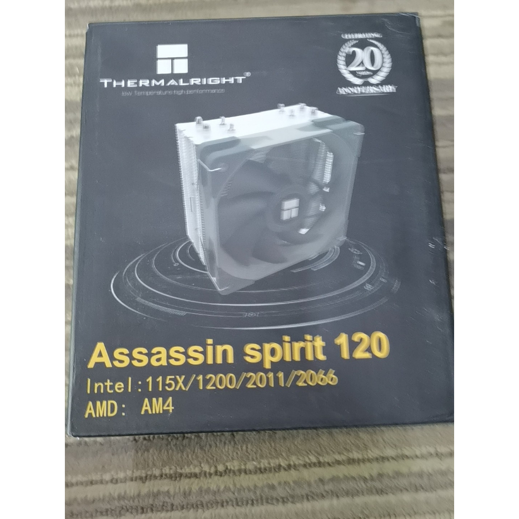Thermalright AS120 EVO สีดําหม้อน้ํา CPU Air Cooler 1850RPM ความเร็ว 4 ...