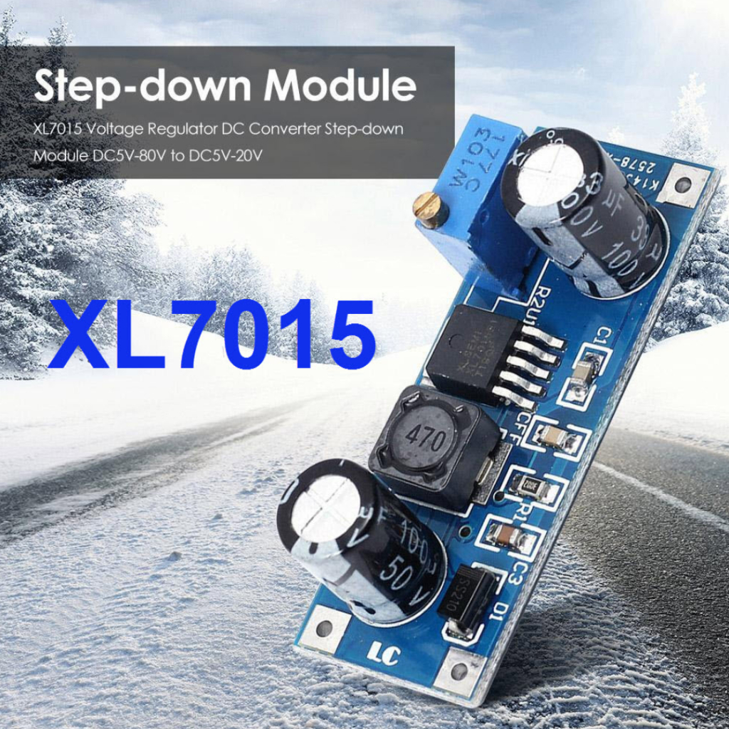 (1ชิ้น) XL7015 HV 5-80V to 5-20V Step Down Adjustable Power Module ...