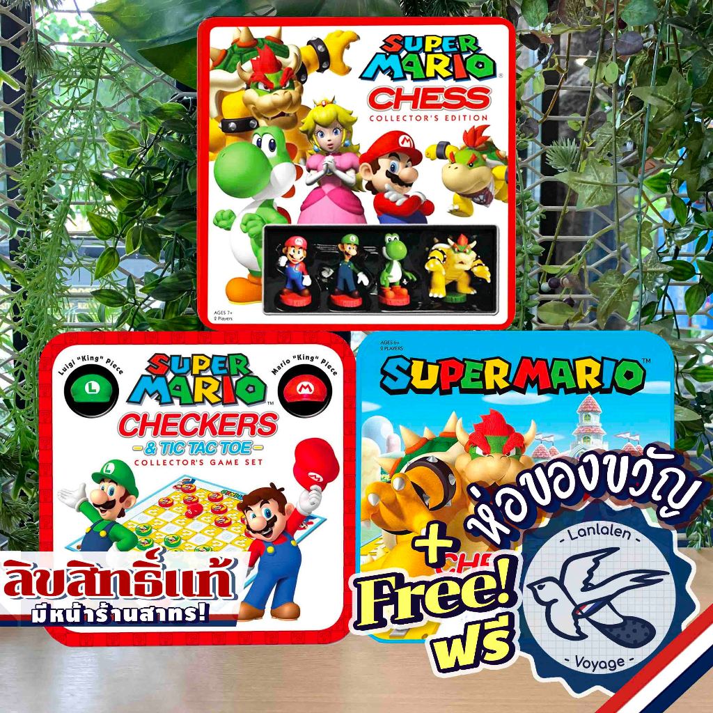 Super Mario - Chess Collectors Edition / Checkers & Tic-Tac-Toe / Tic ...