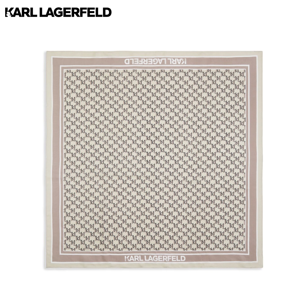 KARL LAGERFELD - KL MONOGRAM SILK SCARF 245W3308 | Shopee Thailand
