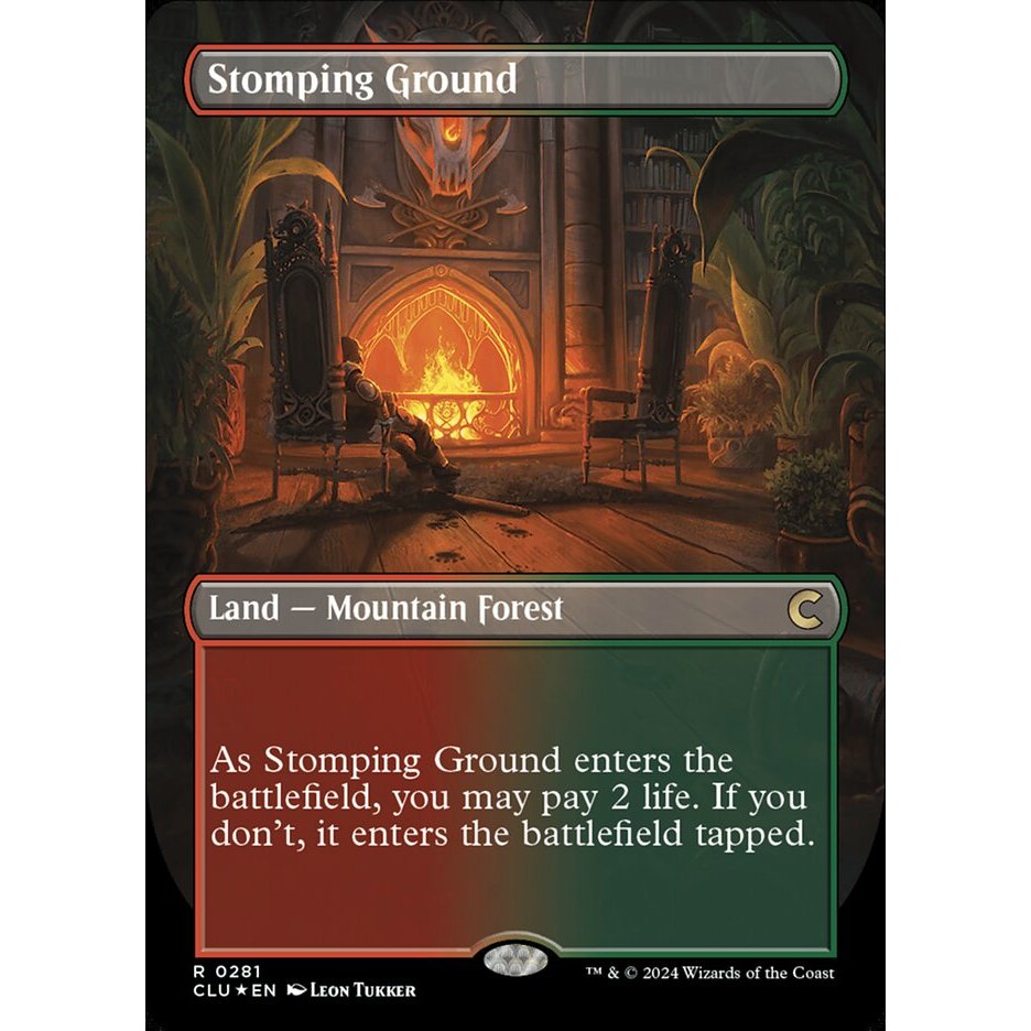Stomping Ground [Foil] CLU, GTC การ์ด Magic the Gathering [MTG] ของแท้ ...