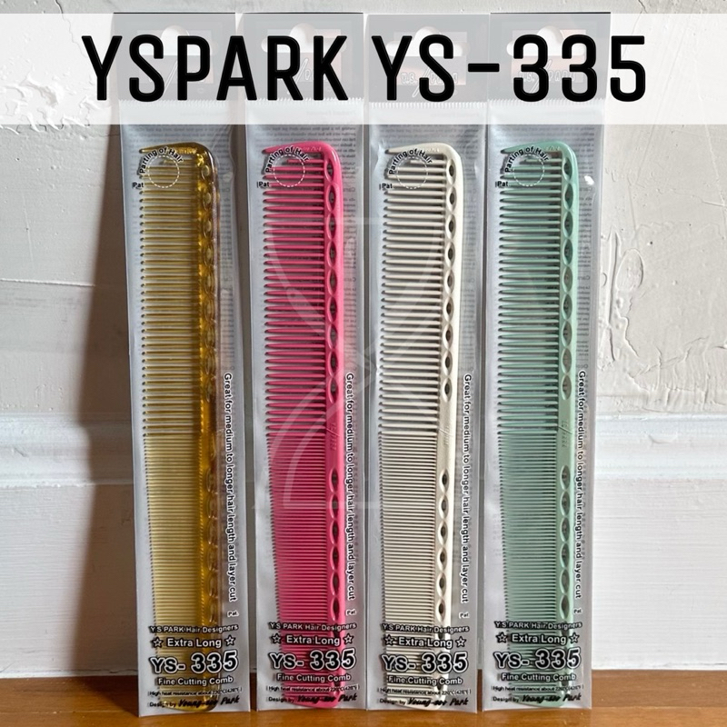 (พร้อมส่ง/ของแท้ญี่ปุ่น) YS Park YS-335 Long Fine Tooth Cutting Comb ...