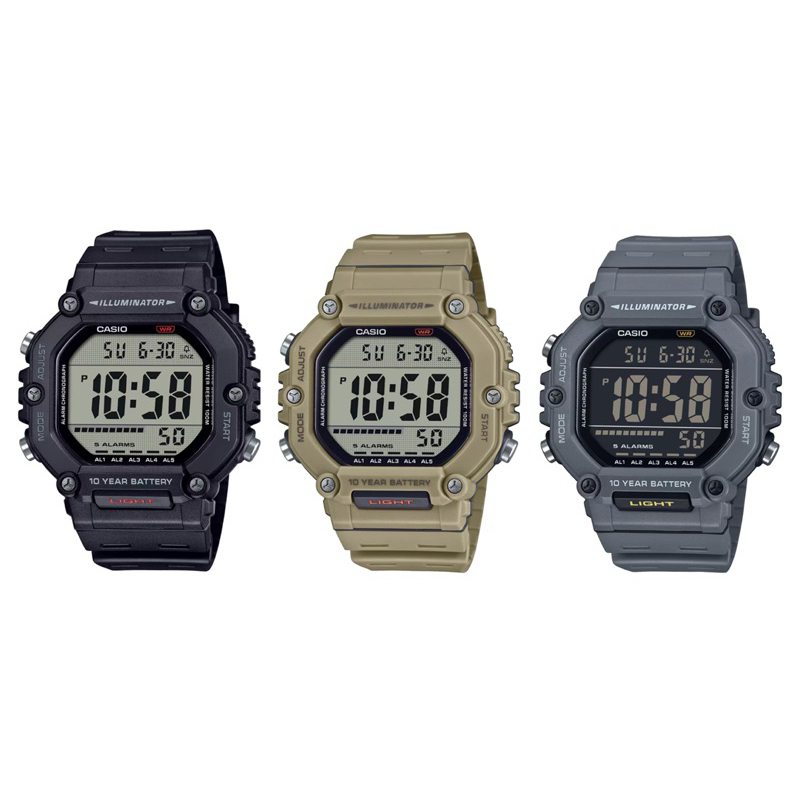 CASIO Digital AE-1600 series, AE-1600H-1A, AE-1600H-5A, AE-1600H-8B “รุ่นใหม่ล่าสุด ปี 2025 ...