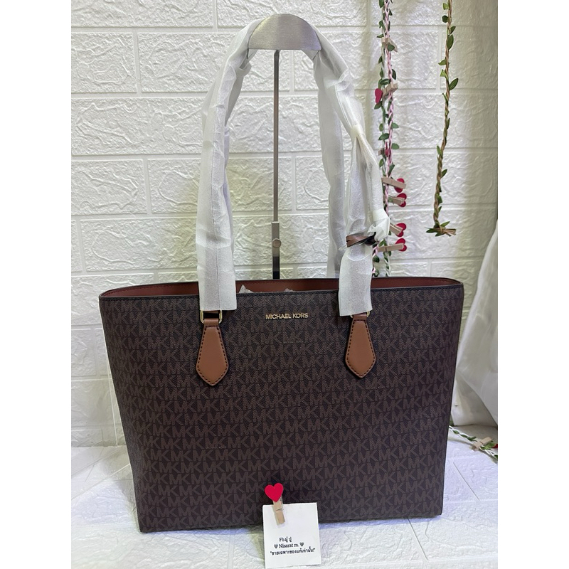 แท้100%Michael Kors Bag Handbag Sheila Large Mf Tote Bag 35S4G6HT9B โทส ...