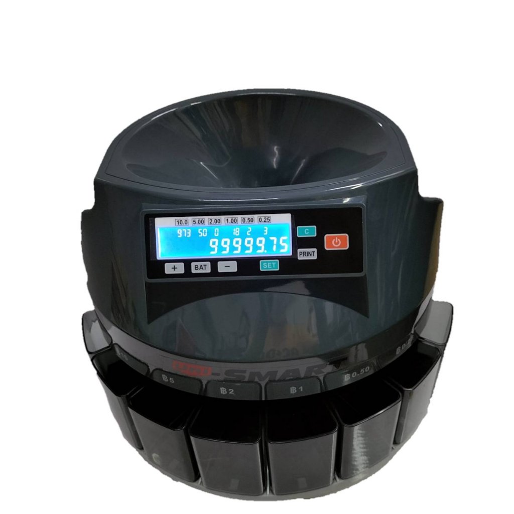 UNI-SMART US-1250N เครื่องนับเหรียญ คัดแยกอัตโนมัติ | Shopee Thailand