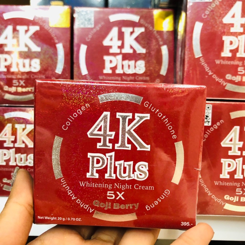 4K Plus Whitening Night Cream Goji Berry | Shopee Thailand