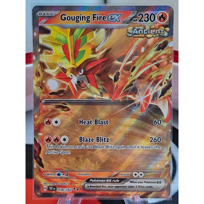 Gouging Fire ex - 038/162 - Double Rare - Temporal Forces - Pokémon TCG ...
