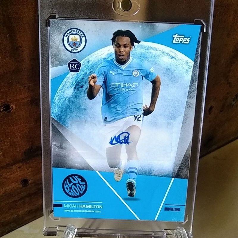 การ์ดฟุตบอล Topps BLUE MOON AUTO MICAH HAMILTON | Shopee Thailand