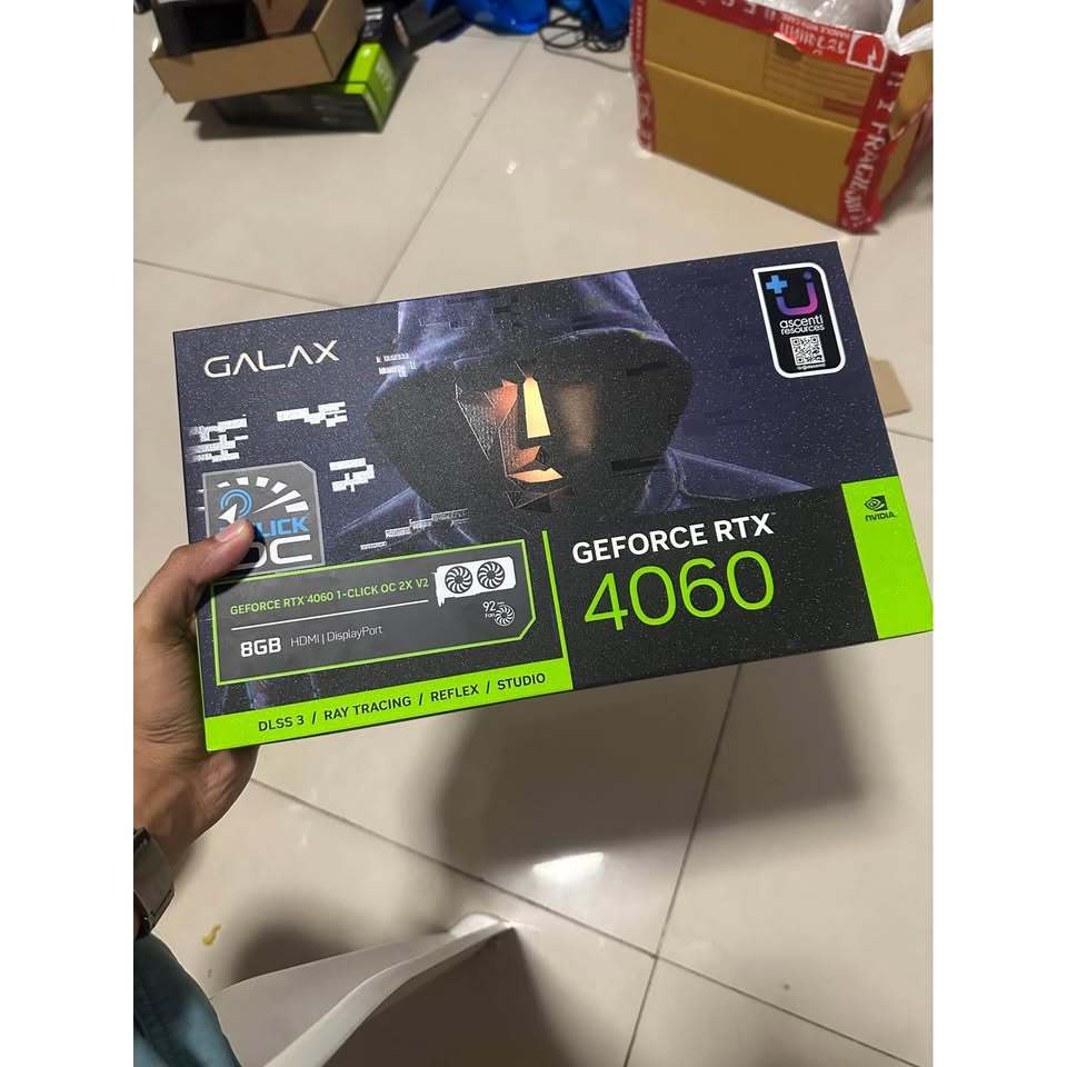 GALAX GeForce RTX 4060 1-Click OC 2X V2 8GB GDDR6 (สินค้ามือ 2 ...