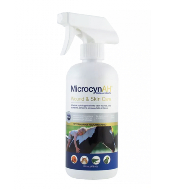 Microcyn AH Spray สเปรย์ฟื้นฟูผิว สุนัข-แมว (ขวดใหญ่ 500 ml) | Shopee ...