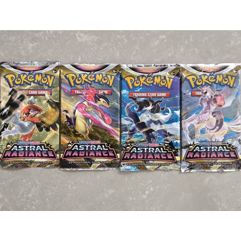 Pokémon TCG Astral Radiance Booster Packs (ภาษาอังกฤษ) | Shopee Thailand