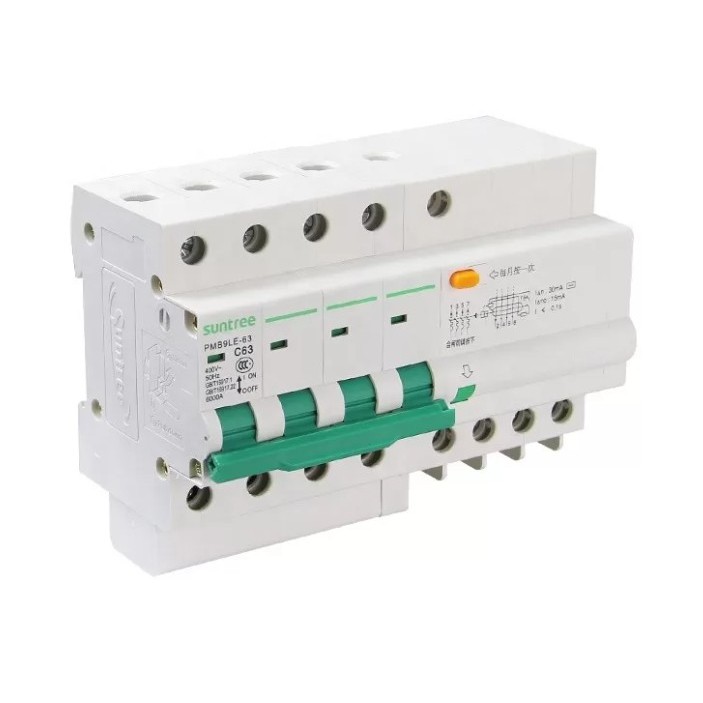 SUNTREE RCBO BREAKER 4P 25A 32A 63A ( อุปกรณ์ป้องกันไฟดูด) | Shopee ...