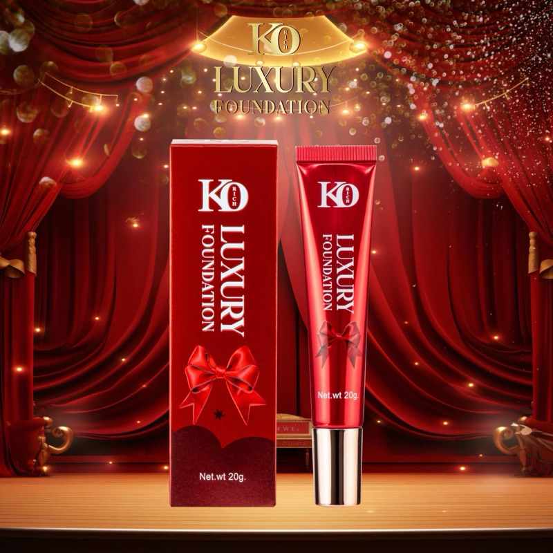 KO RICH รองพื้น กล่องแดง เคโอริช ของแท้100% | Shopee Thailand