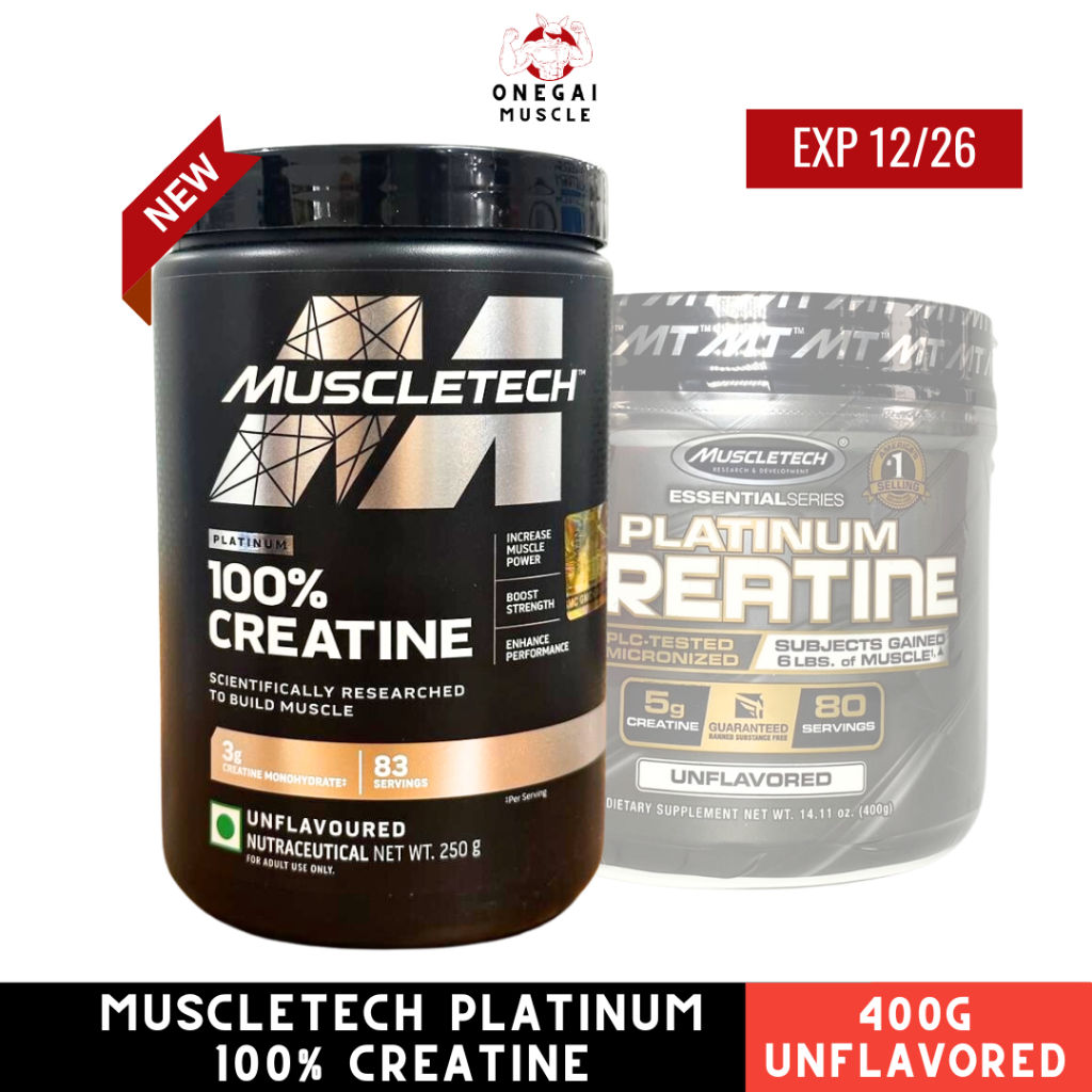MuscleTech, Essential Series 100% Platinum Formula Creatine Unflavored ...