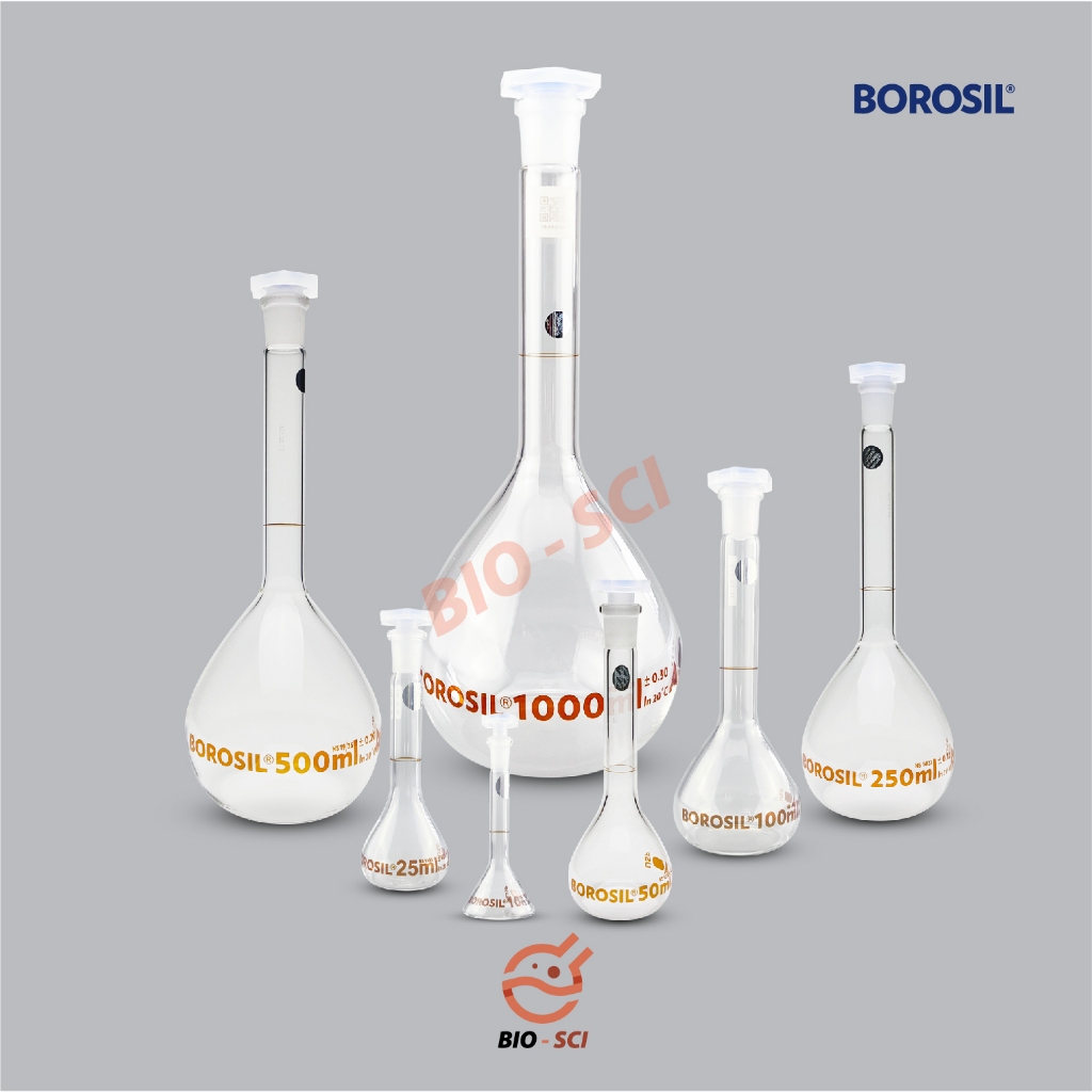 Volumetric Flask Class A, ใบ Cer, DIN ISO 1042 มีความแม่นสูง | Shopee ...
