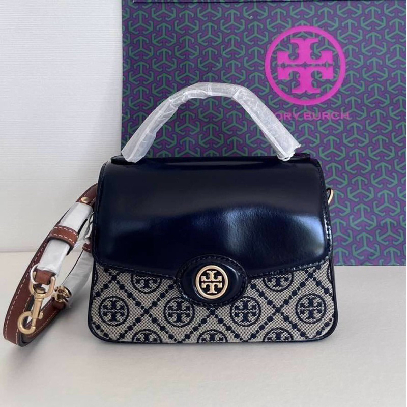 Tory Burch SMALL ROBINSON SPAZZOLATO TOP-HANDLE BAG 147467 | Shopee ...