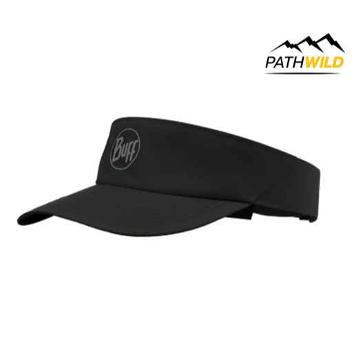 BUFF GO VISOR SOLID BLACK หมวกสำหรับใส่วิ่ง ม้วนพับได้เล็กกะทัดรัด พกพา ...