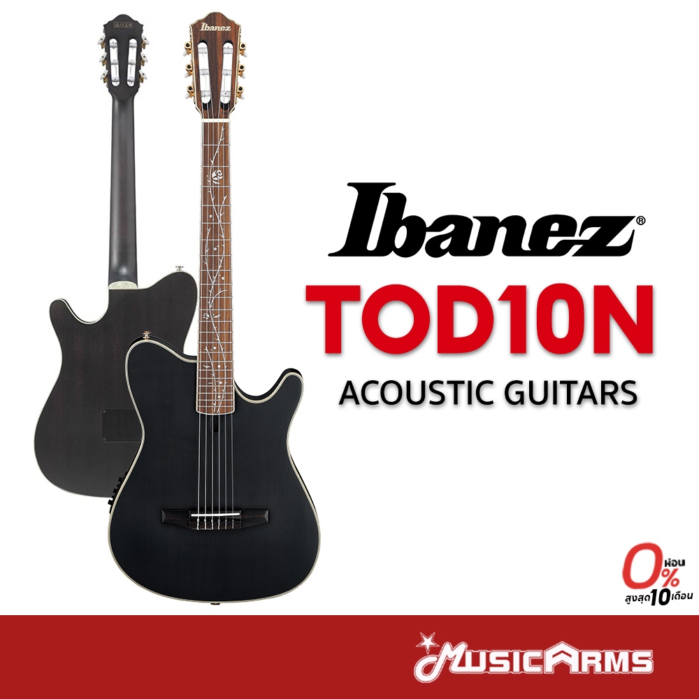 Ibanez TOD10N Tim Henson Signature กีต้าร์โปร่งไฟฟ้า Ibanez รุ่น TOD 10 ...