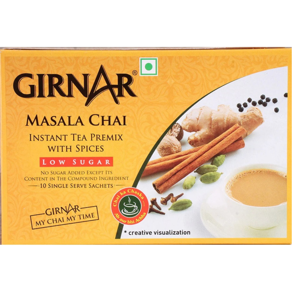 Girnar Masala Tea Low Sugar 10 Sachets | Shopee Thailand