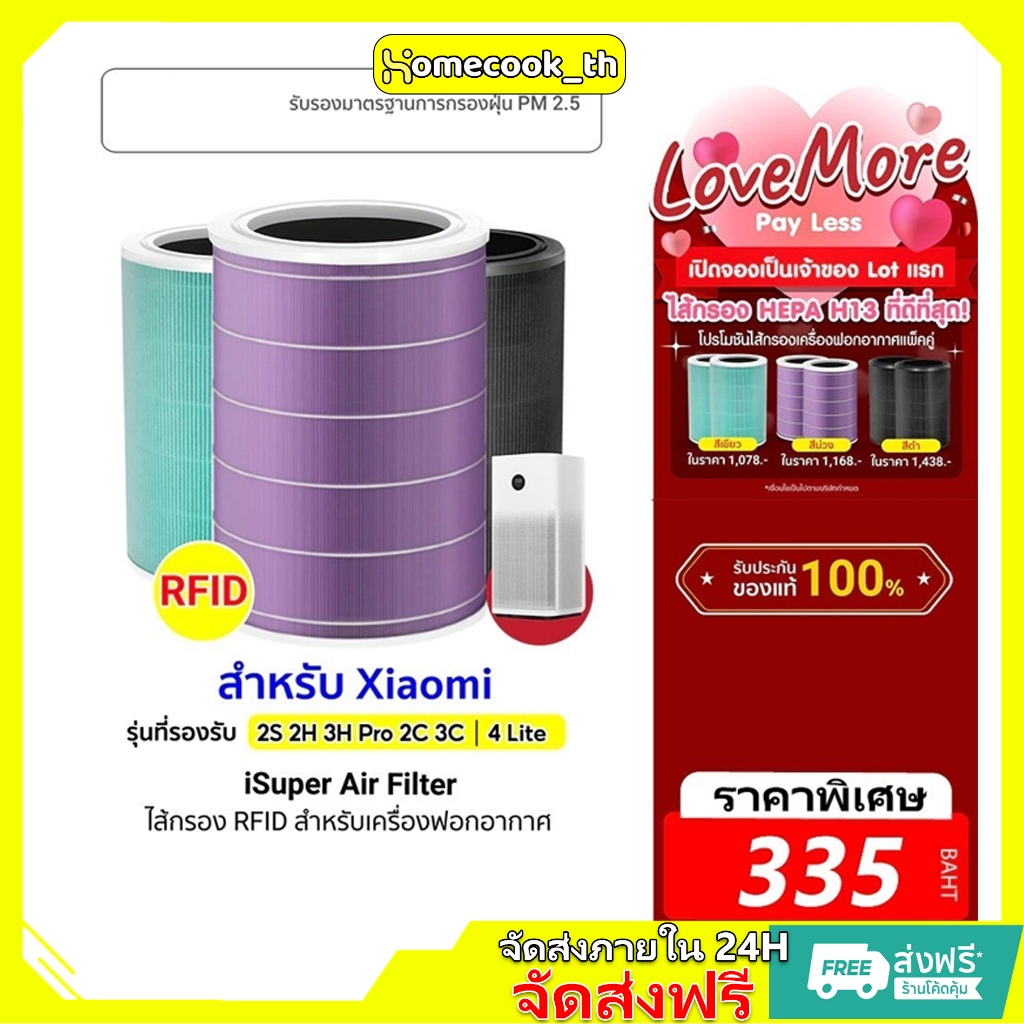 ⚡COD⚡[ลดเหลือ 335]ไส้กรอง HEPA สำหรับ Xiao mi Air Purifier Filter 2S 2H ...