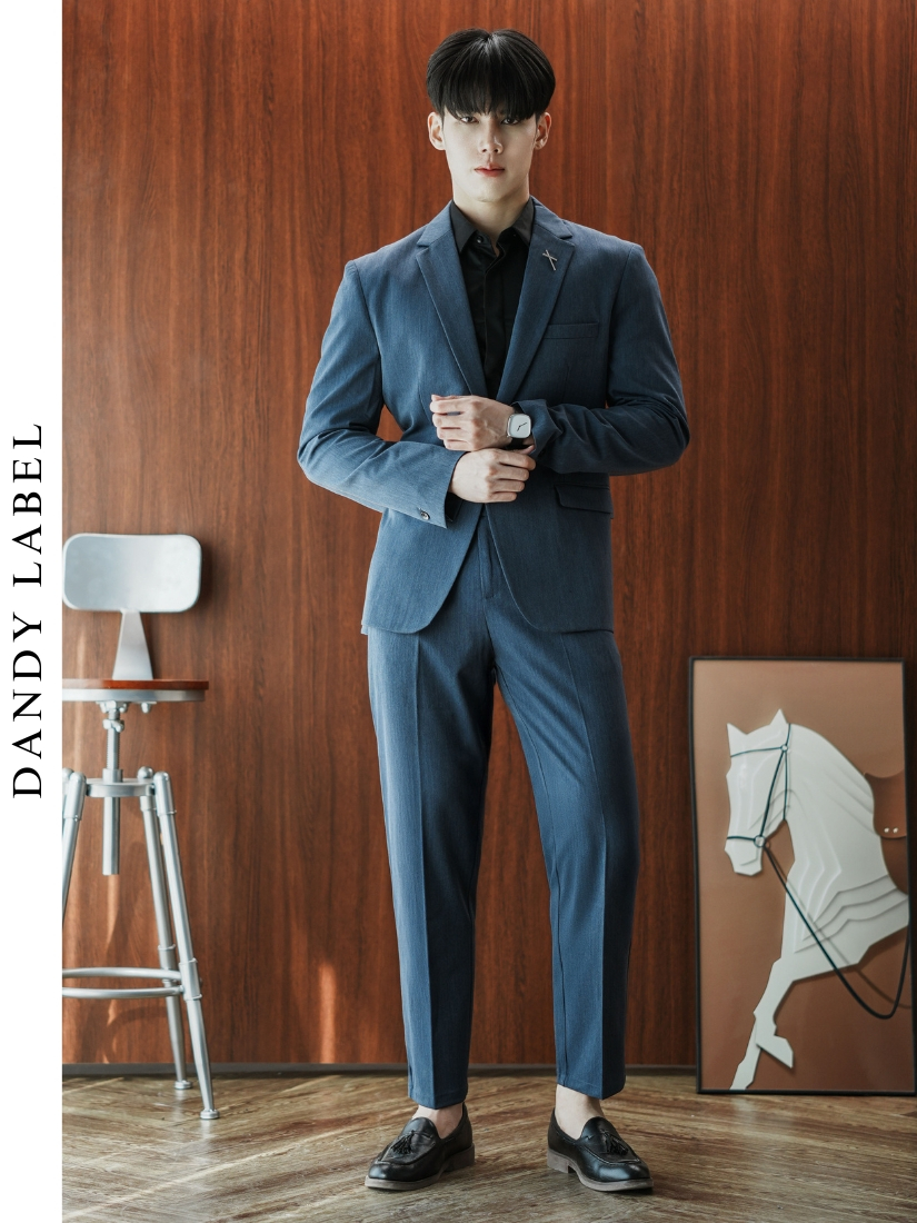 ชุดสูท DANDY LABEL SUITS เซต 2 ชิ้น Limited รุ่น Label-Stormline [ 2 ชิ้น เสื้อสูท+กางเกง ...