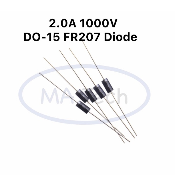 FR207 2A 1000V DO-15 ไดโอด 2.0A1000V Diode | Shopee Thailand