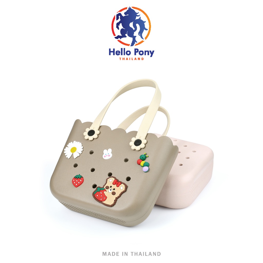 Hello Pony กระเป๋าถือ กระเป๋าดอกไม้ ทรงมินิมอล EVA แฟชั่นผู้หญิง รุ่น ...