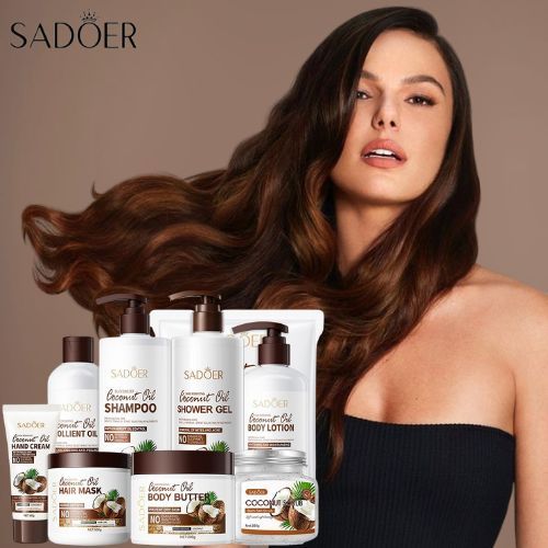 SADOER Coconut Oil HAIR MASK ครีมหมักผม ให้ความชุ่มชื้น 500g. | Shopee Thailand