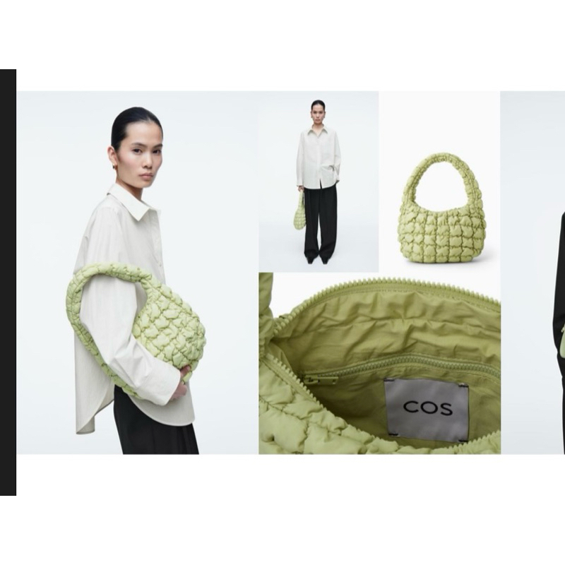 กระเป๋า COS mini สี avocado (เขียวอ่อน) แท้ ใหม่ ออก shop | Shopee Thailand