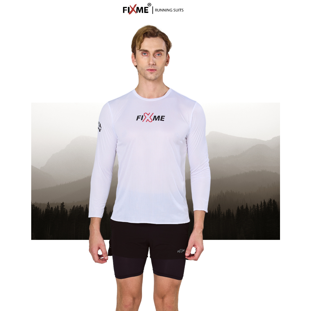 เสื้อวิ่งแขนยาว ทรงหลวม รุ่น Flow เน้นบางเบา ขั้นสุด ขอบไร้ตะเข็บ FIXME ...