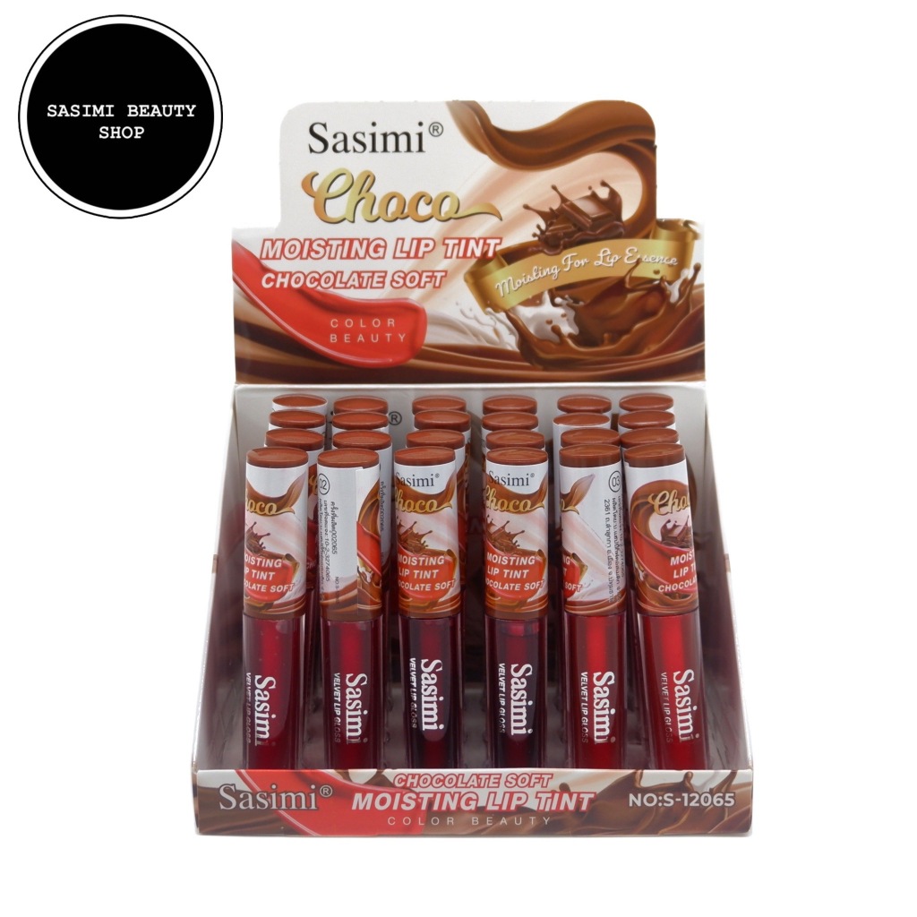 {กล่อง} SASIMI Moisture Chocolate Soft Lip Tint ลิควิดลิปทินท์ หลากสี ...