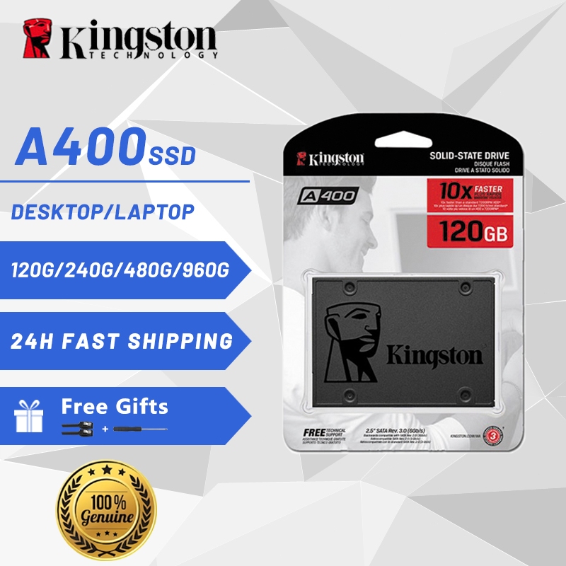 Kingston A400 SSD 120GB 240GB 480GB 960G SATA3 2.5inch Internal Solid ...