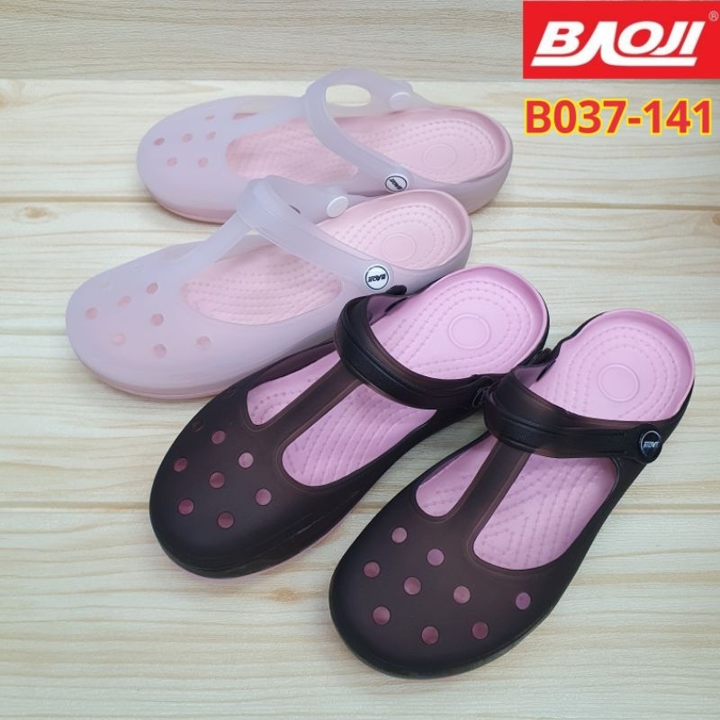 Baoji B037-141 รองเท้าแตะหัวโตผู้หญิงแบบสวม บาโอจิ (36-40) | Shopee ...