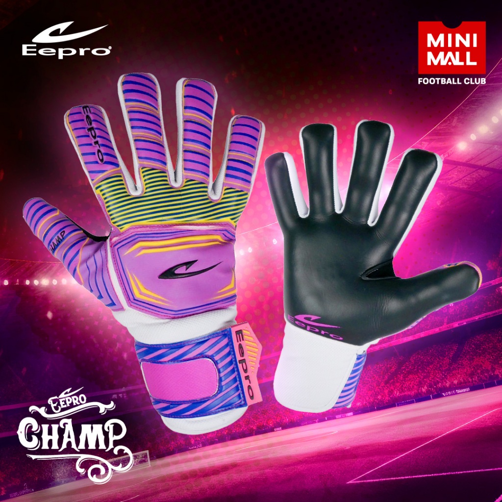 ถุงมือผู้รักษาประตู Eepro รุ่น Champ รหัส EG10A1 ถุงมือโกล มี FINGER ...