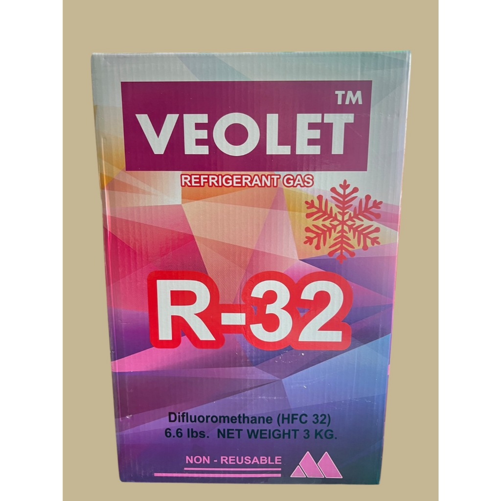 น้ำยาแอร์ R32 ยี่ห้อ Veolet ขนาด 3 KG. | Shopee Thailand