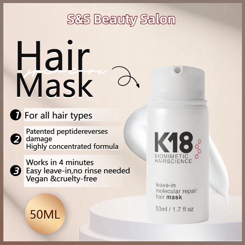 K18 Leave-In Molecular Repair Hair Mask 50ML มาส์กทรีทเม้นต์แบบไม่ต้องล้างออก | Shopee Thailand