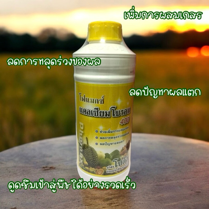 โฟแมกซ์ แคลเซียมโบรอน 400 (Phomax CaB 400) ขนาด 1 ลิตร / 500 มิลลิลิตร ...