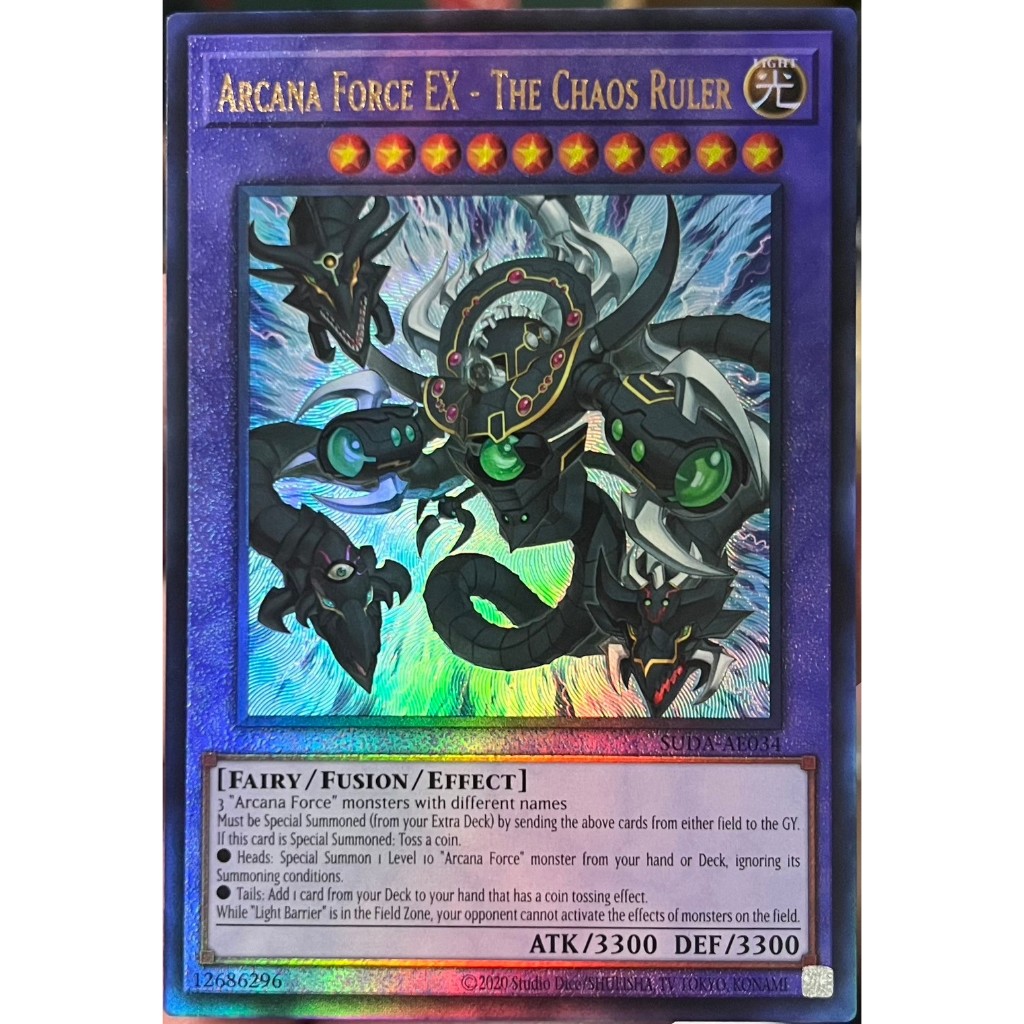 Yugioh Asia-Eng [SUDA-AE034] Arcana Force EX - The Chaos Ruler ...