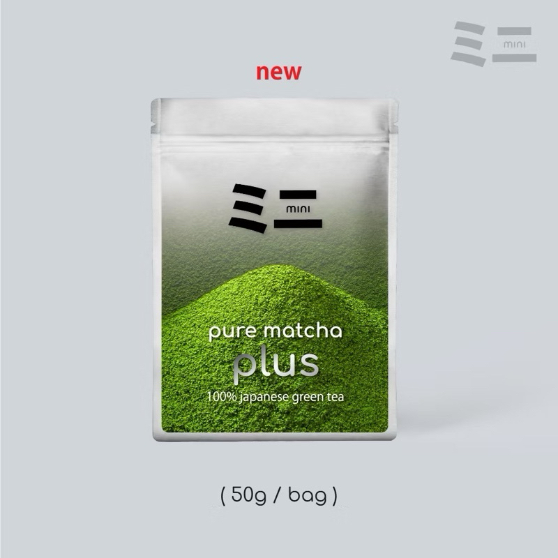 Mini ミニ มัทฉะเพียว 100% ไม่ผสมน้ำตาล | Mini Pure Matcha 50g & Mini Pure ...