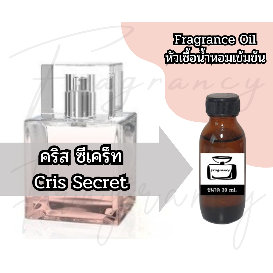 หัวน้ำหอมเข้มข้นเพื่อใช้ในการผลิต กลิ่น คริส ซีเคร็ท (Cris Secret ...