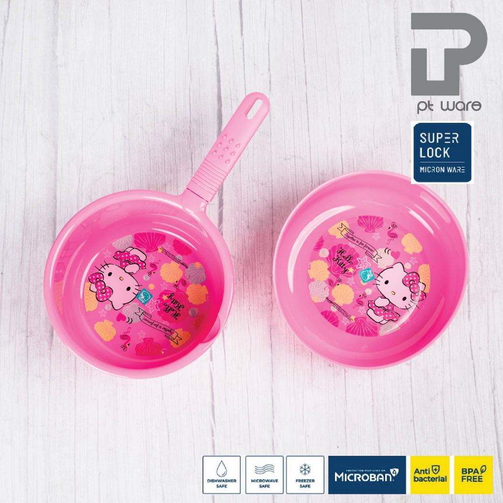 Superlock Micronware ขันน้ำ กระบวยตักน้ำ ด้ามจับยาว ลายลิขสิทธิ์แท้ Hello Kitty | Shopee Thailand