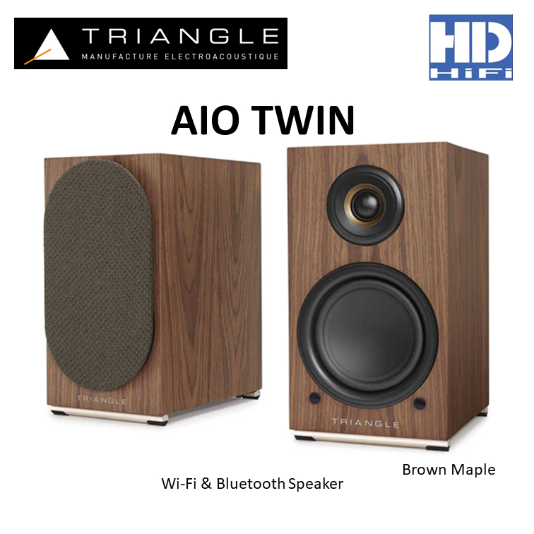 TRIANGLE AIO TWIN Wi-Fi & Bluetooth Speaker | Shopee Thailand