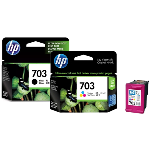 HP 703BK/CO ตลับหมึกอิงค์เจ็ทของแท้100% Original Ink Advantage ...