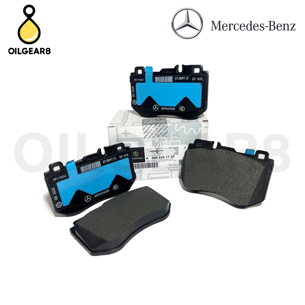 BENZ แท้ ผ้าเบรคหน้า รุ่น W205 เบอร์ 0084201720 0004209503 | Shopee ...