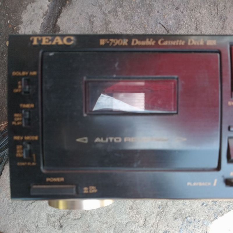 มือสอง-เครื่องเสียงในบ้าน TEAC-เครื่องเล่นเทป Double Cassette Deck by TEAC รุ่น w-790R | Shopee ...