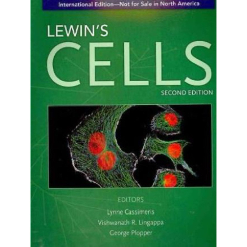 [หนังสือ] Lewin's Cells แพทย์ แพทยศาสตร์ ชีววิทยา ชีวโมเลกุล cell ...