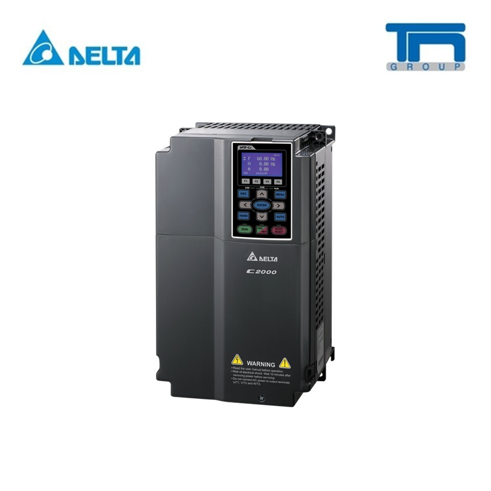 Delta Inverter อินเวอร์เตอร์ C2000 Plus VFD110C43A-21 15HP 11kW Input ...